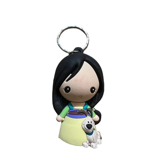 Disney | Accessories | Disney 3d Figural Keychain Key Ring Mulan ...